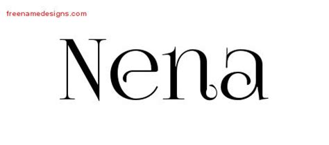 Nena Archives Free Name Designs