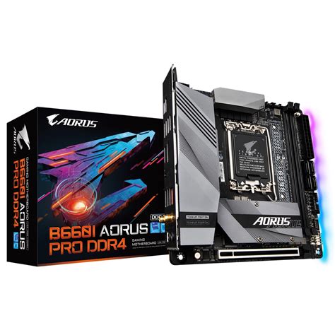 Gigabyte B660i Aorus Pro Ddr4 Mini Itx Gaming Motherboard Intel
