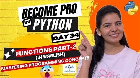 Python Full Course English Day 30 Functions Arguments And Return Statements Youtube