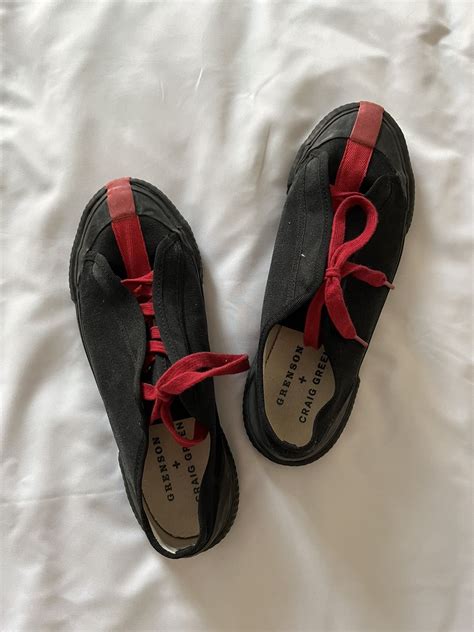 Craig Green × Grenson Aw18 Craig Green X Grenson Canvas Sneakers Grailed