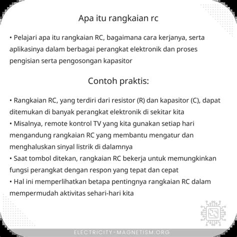 Apa Itu Rangkaian Rc Electricity Magnetism