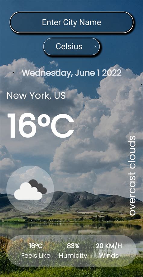 GitHub YanivWein Weather App React A React Weather App Integrated With OpenWeatherMap Via