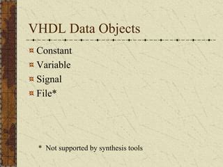 VHDL-Data-Types.ppt | Programming Languages | Computing