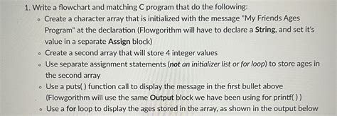 Solved Write A Flowchart And Matching C Program That Do The Chegg Com