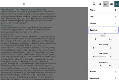 Missing Option Space Between Paragraph Issue Edrlab Thorium Reader GitHub