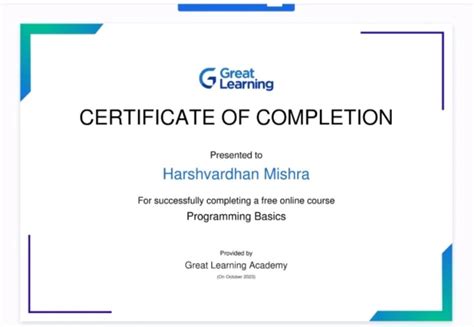 Harshvardhan Mishra On Linkedin Programingbasic Greatlearning