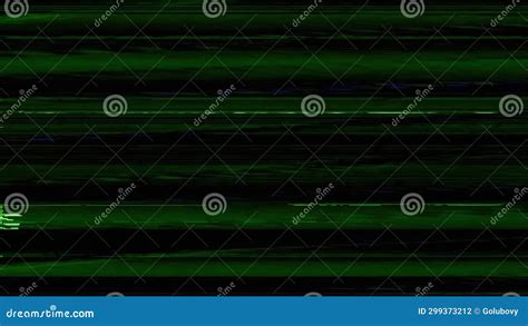 Analog Glitch Vhs Noise Blue Stripes Artifacts Royalty Free