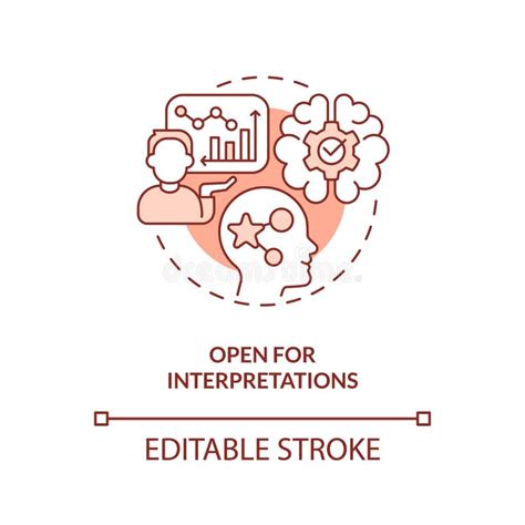 Open For Interpretations Terracotta Concept Icon Stock Vector Illustration Of Icon Analysis