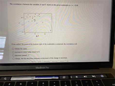 solved the correlation between the variables x and y shown