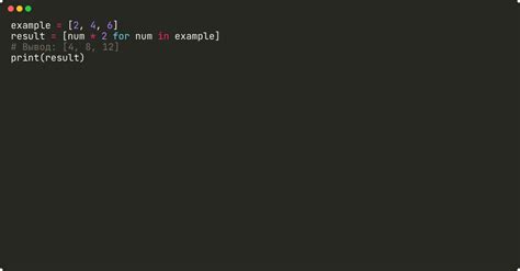 Как каждый элемент списка умножить на 2 в Python