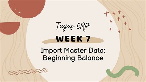 Tutorial Import Master Data Beginning Balance— Odoo 16 Naura Saffa