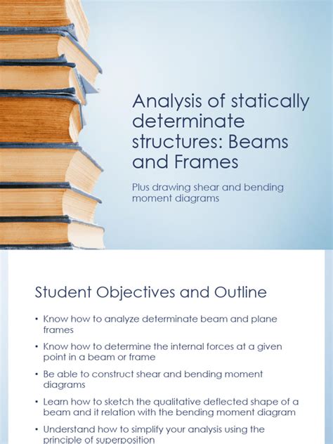 Analysis Of Determinate Beam And Frame Review Download Free Pdf