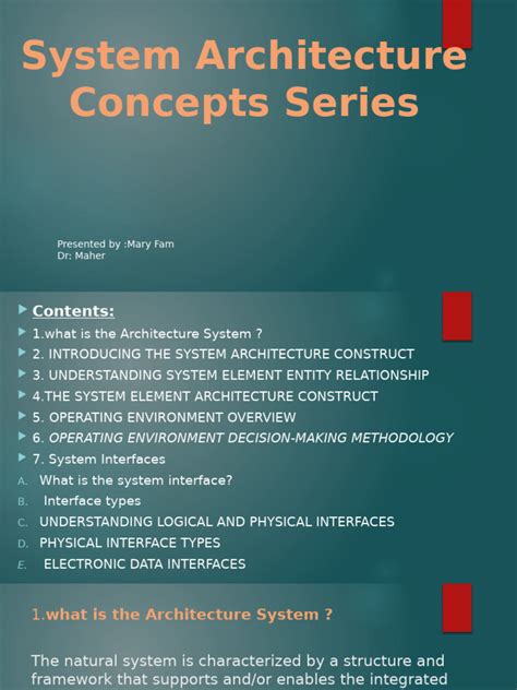 System Architecture Concepts Series Pdf System Interface Computing System Architecture Concepts Series Pdf System Interface Computing