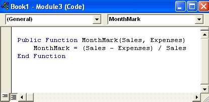 Writing A User Defined Function MS Excel Tutorial