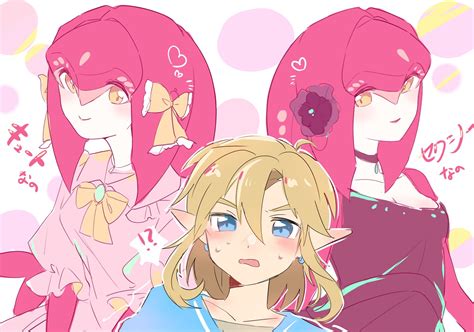 Link And Mipha The Legend Of Zelda And 1 More Drawn By Tuki 0427 Danbooru