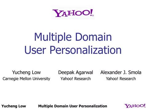 ppt multiple domain user personalization powerpoint presentation