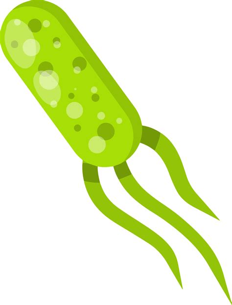 Virus And Green Bacteria Causative Agent 11081752 Vector Art At Vecteezy