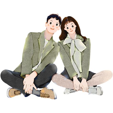卡通情侣