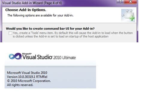 Why Can T I Create A UI For My Add In In Visual Studio Ultimate Stack Overflow