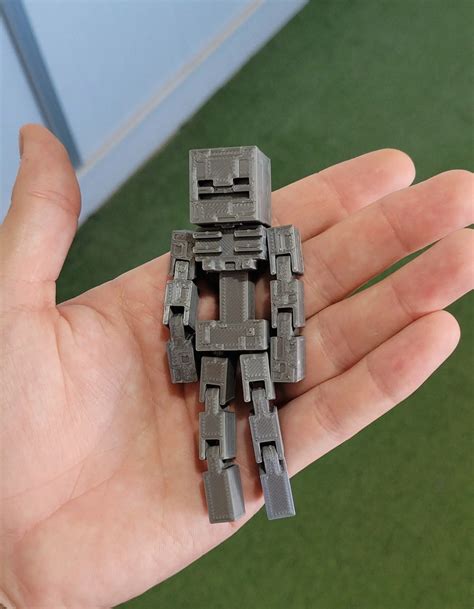 3d Printer Files 3mf File Minecraft Esqueleto Skeleton Flexi Print In Place Creality Cloud