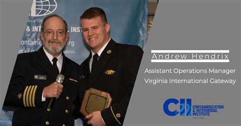 Andrew Hendrix On Linkedin Thank You To The Containerization And Intermodal Institute For The