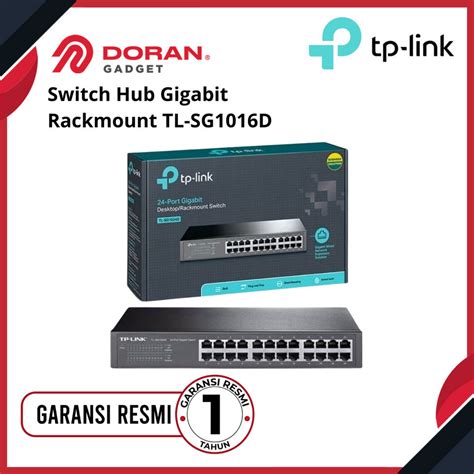 Switch Hub Port Tp Link Tl Sg D Gigabit Rackmount Switch Garansi Resmi Lazada Indonesia
