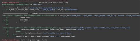 Python Onnxtokeras Notimplementederror Cant Modify This Type Of