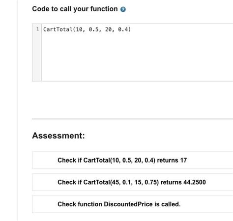 Solved Function Call In Expression Reduced Pricing Write A Chegg