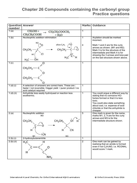 Aqa A Level Chem Ch26 Practice Question Answers Pdf