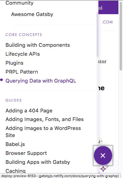 [] ia redesign fix mobile navigation ui · issue 6190 · gatsbyjs