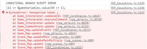 Rmmv Recurring Error Message From Different Yep Plugins Which Doesnt