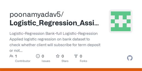 logistic regression assignment logistic regression assignment bank