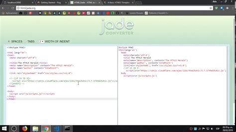 Build An Express App Node Express Pug Template Engine 3 Youtube