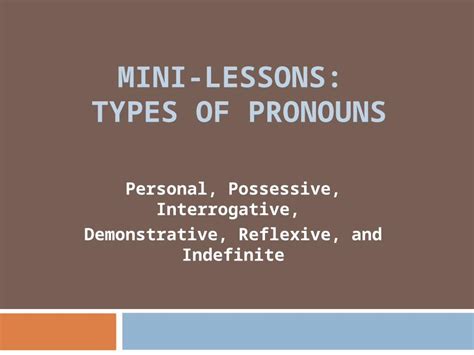 Ppt Pronoun Powerpoint 111511 Dokumentips