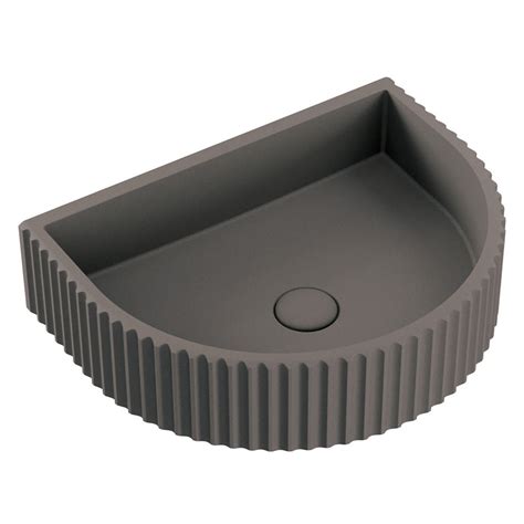 Warm Grey Fienza Valentina Concrete Wall Basin Cook And Bathe
