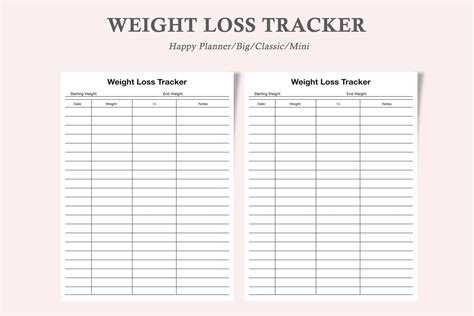 Weight Loss Chart For Women 43 Weight Loss Charts And Goal Trackers