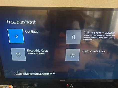 why does this troubleshoot appears when i turn on my xbox one then i