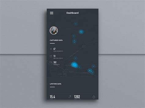 Mobile Dashboard Design Android And IOS UI Examples Web Development Designing