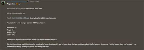 Asgardians Monthly Node Fee Reduction R ThorNode