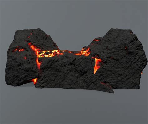 Artstation Lava Stairs Game Assets