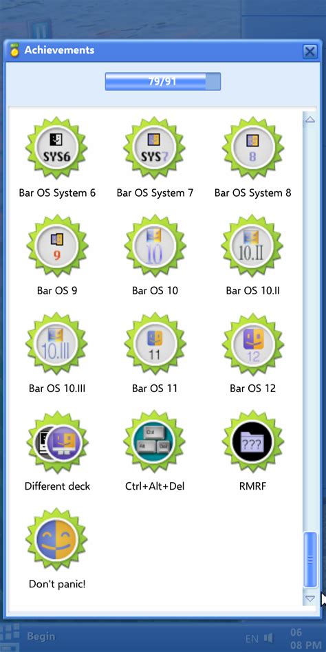 The End Of Bar Os R Progressbar95
