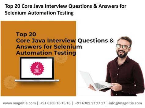 Top 20 Core Java Interview Questions And Answers For Selenium Automation Testingpptpptx