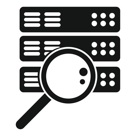 Server Database Icon Simple Vector Crm Data Vector Art At Vecteezy