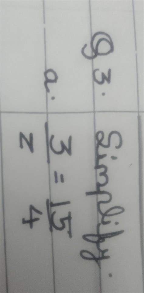 Simplify Simplify Simplify Brainly In