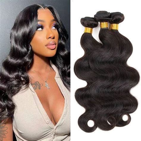 Human Hair Bundles Human Hair Extensions Wavy Body Wave Unprocessed