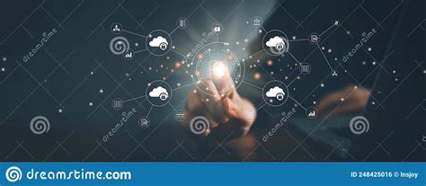 Fingerprint Scan For Secure Access And Unlock Design Concept Stock