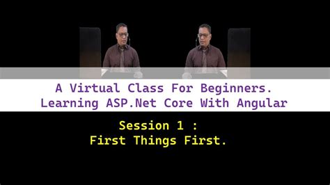 📌Session 1: First things first | A Virtual Class For Beginners ...