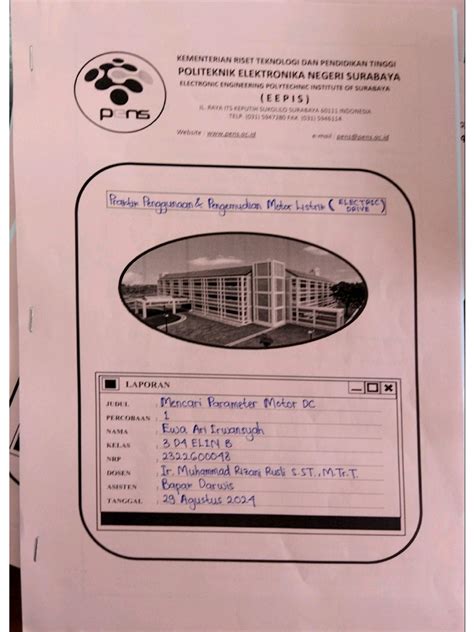 Mencari Parameter Motor Dc Pdf