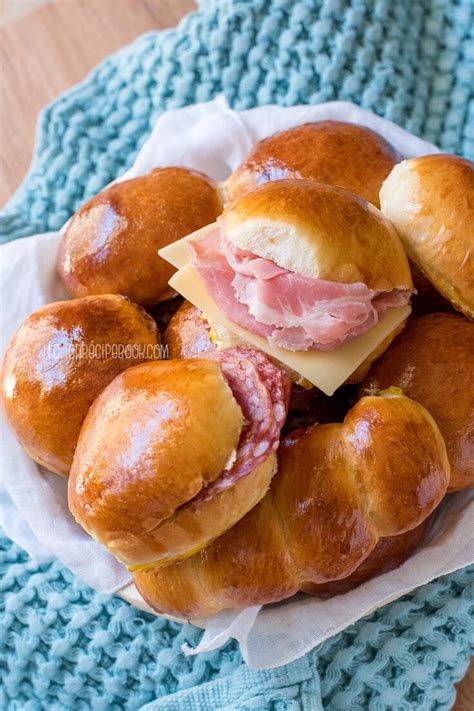 Milk Bread Rolls Panini Al Latte Italian Recipe Book