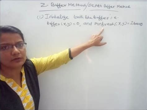 Z Buffer Method Or Depth Buffer Method In Computer Graphics In Hindi Lec YouTube